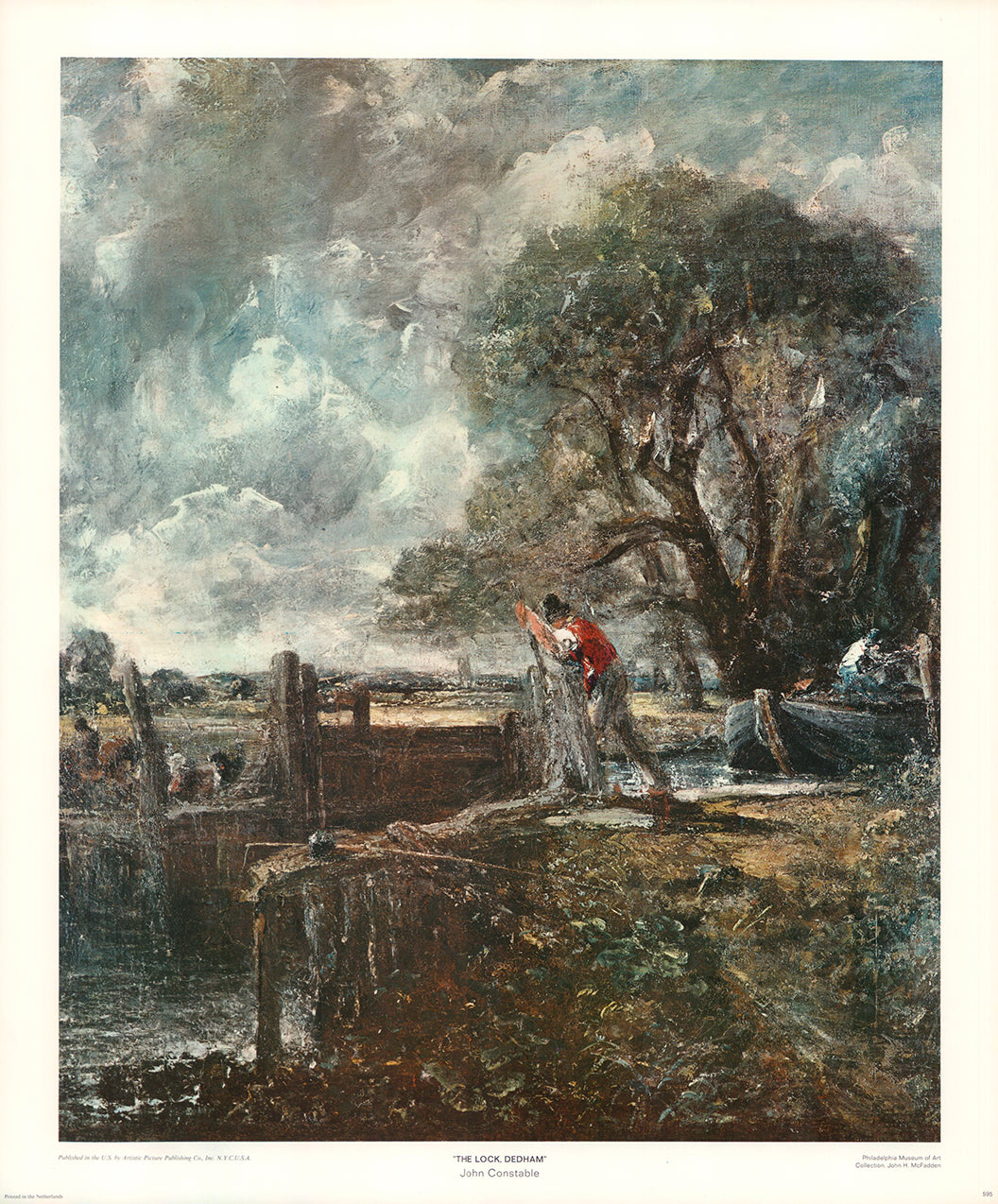 The Lock Dedham by John Constable - 15 X 18 Inches (Offset Art Print) – Artistica Fine Art
