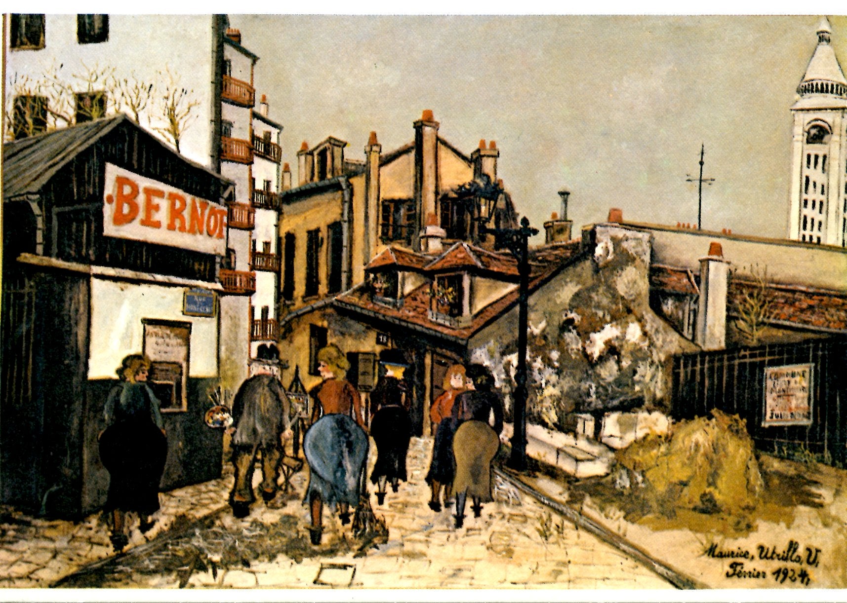 La Maison Bernot, 1924 by Maurice Utrillo - 4 X 6 Inches (10 Postcards – Artistica Fine Art