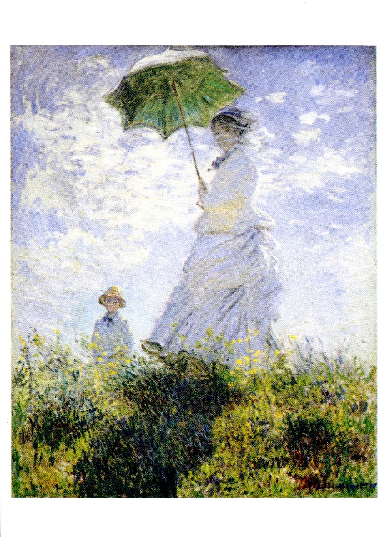 Madame Monet et son fils, 1875 by Claude Monet - 4 X 6 Inches (10 Post – Artistica Fine Art