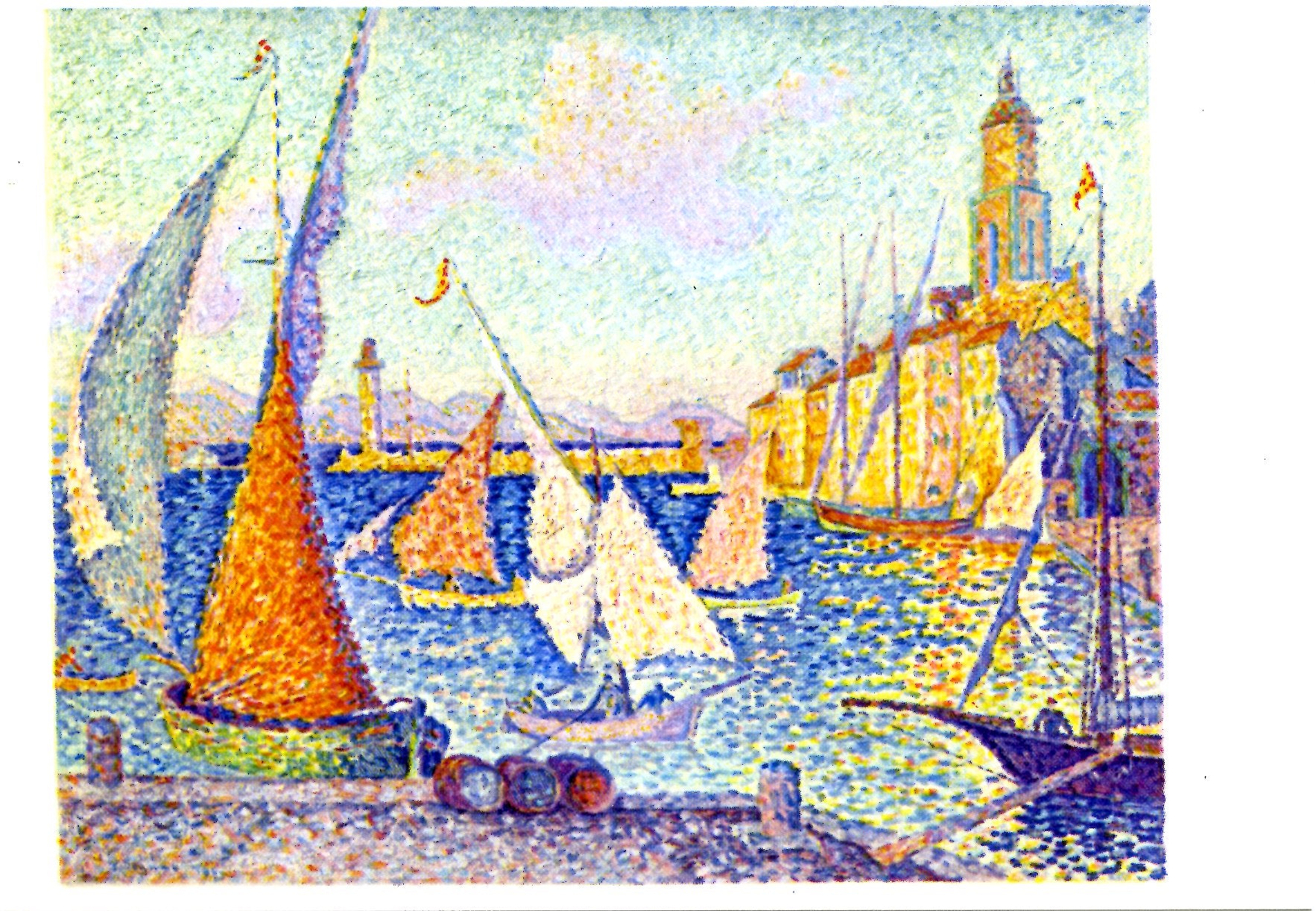 Le Port de St-Tropez by Paul Signac - 4 X 6 Inches (10 Postcards) – Artistica Fine Art