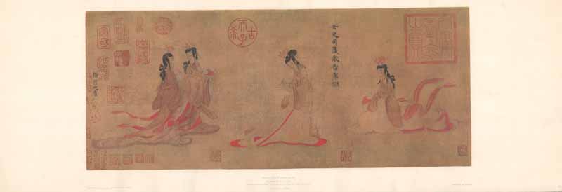 La Monitrice de la Cour by Kou Kai-Tche - 13 X 36 Inches (Art Print) – Artistica Fine Art