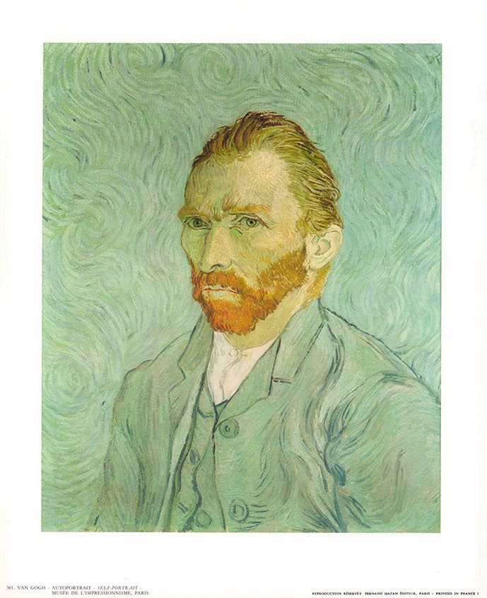 Self-Portrait by Vincent Van Gogh - 10 X 12 Inches (Art Print ...