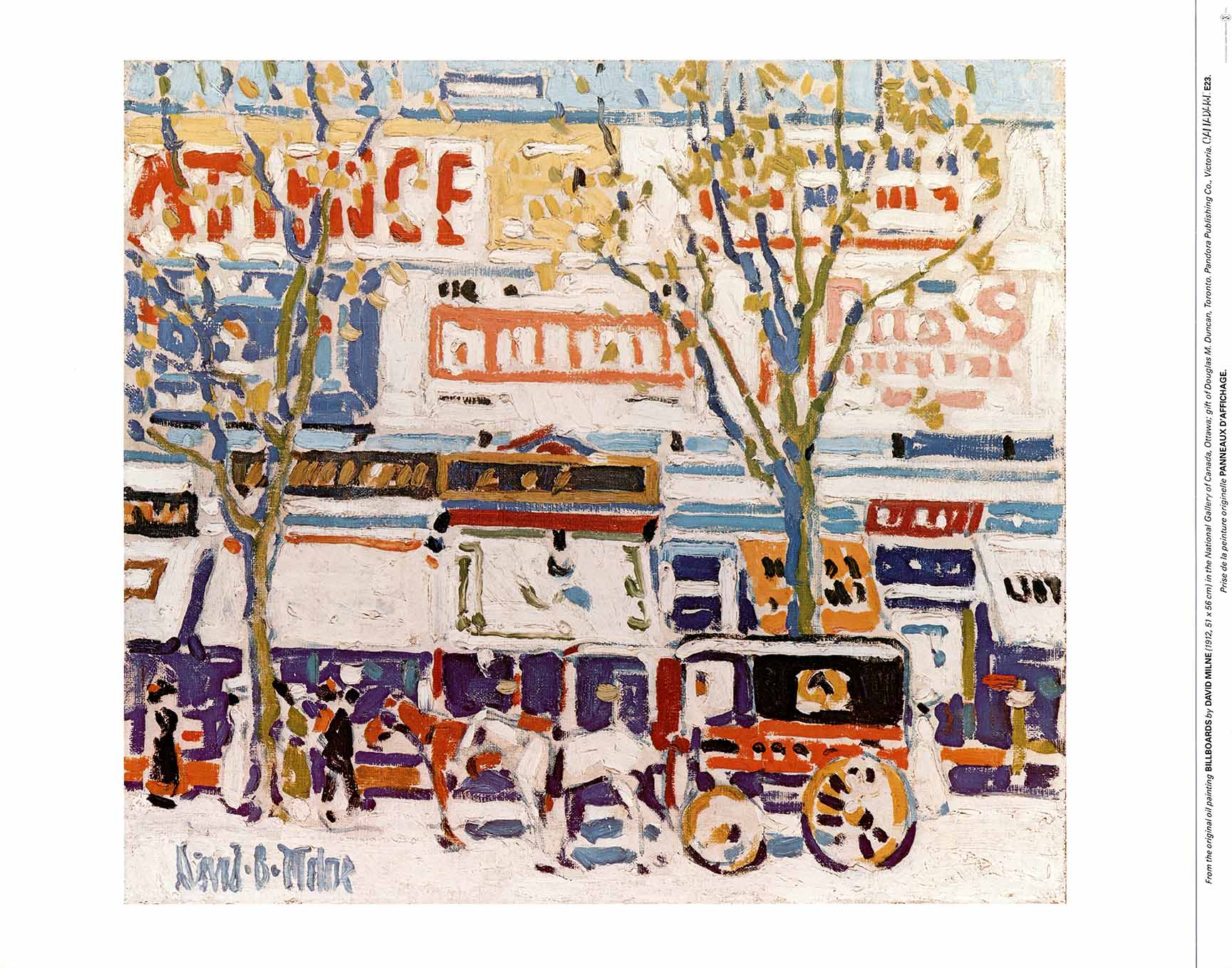Billboards, 1912 by David Milne - 19 X 24 Inches (Art Print) – Artistica Fine Art