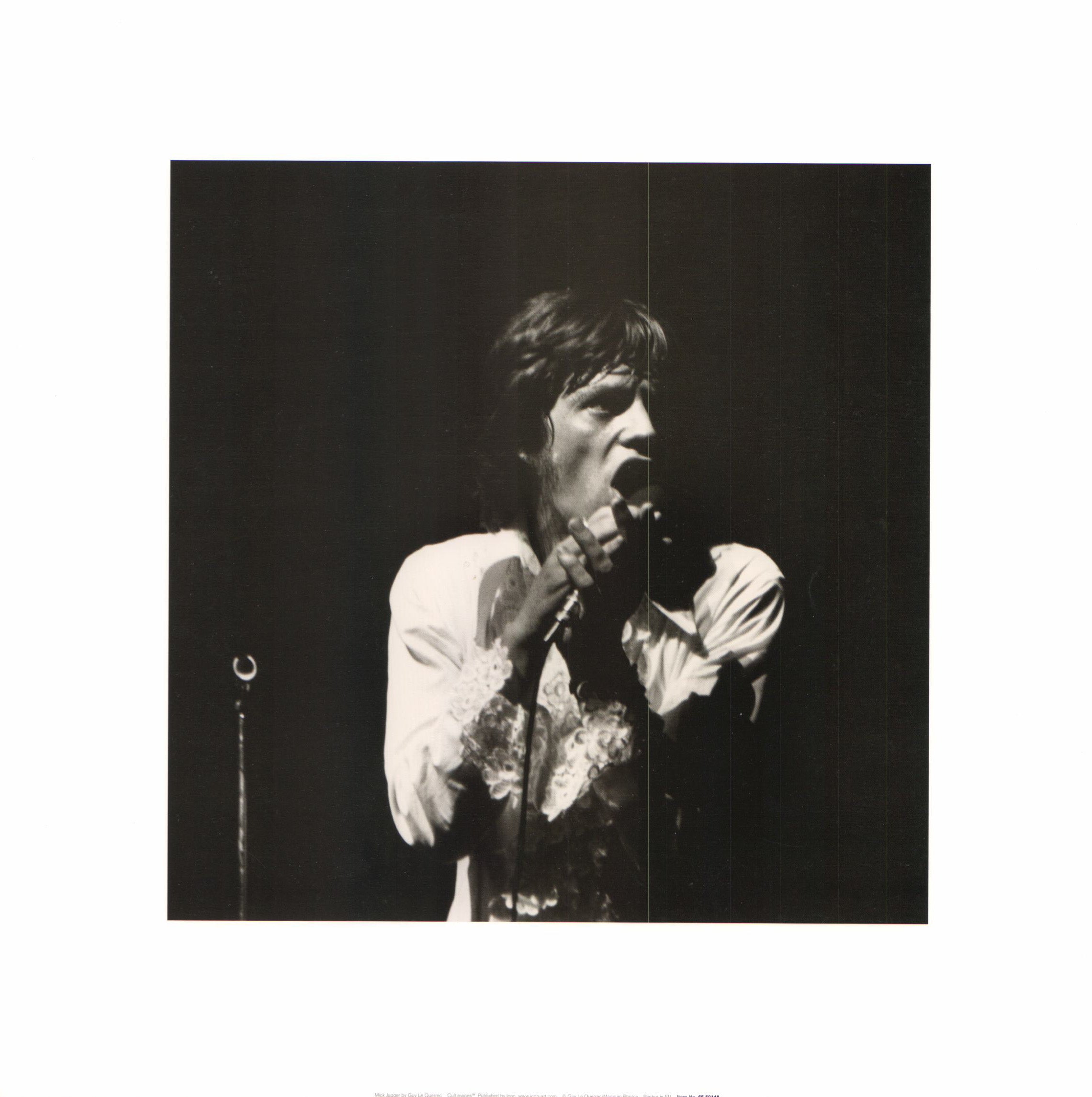 Mick Jagger by Guy Le Querrec - 16 X 16 Inches (Art Print) – Artistica ...