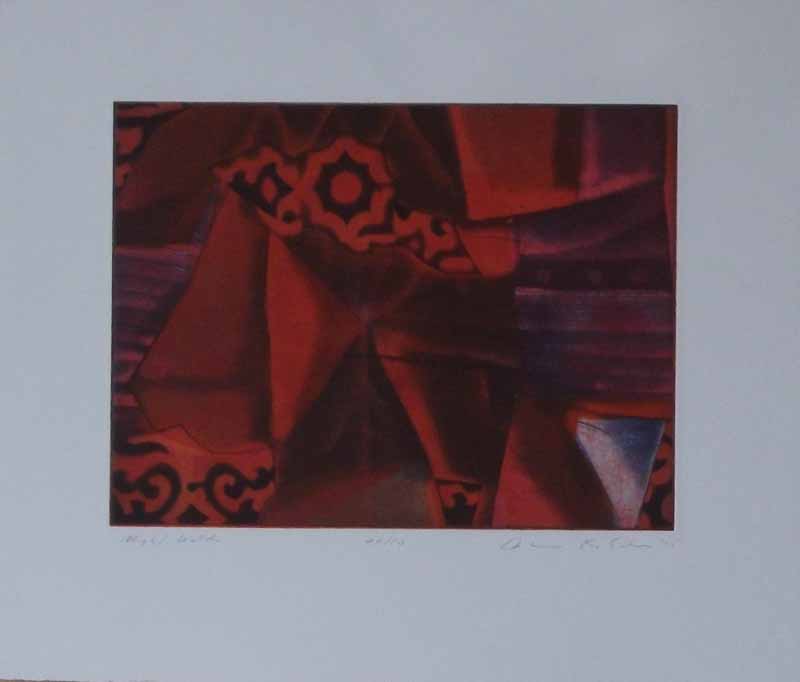 Night Watch, 1975 by John K. Esler - 15 X 18 Inches (Etching Numbered ...