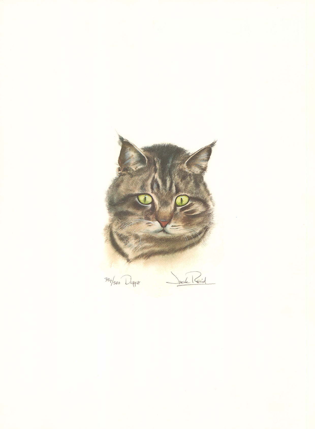 Digger by Jack Reid - 18 X 24 Inches (Litho, Numbered & Signed) 394/50 ...