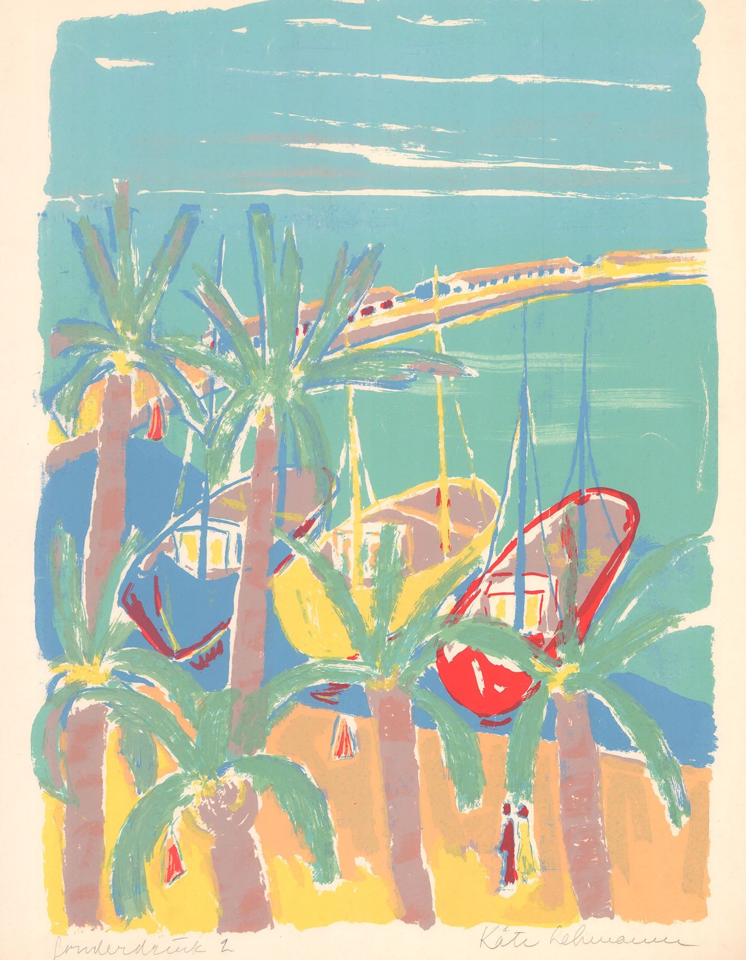 Untitled by Kati - 22 X 28 Inches (Lithography Signed) – Artistica Fine Art