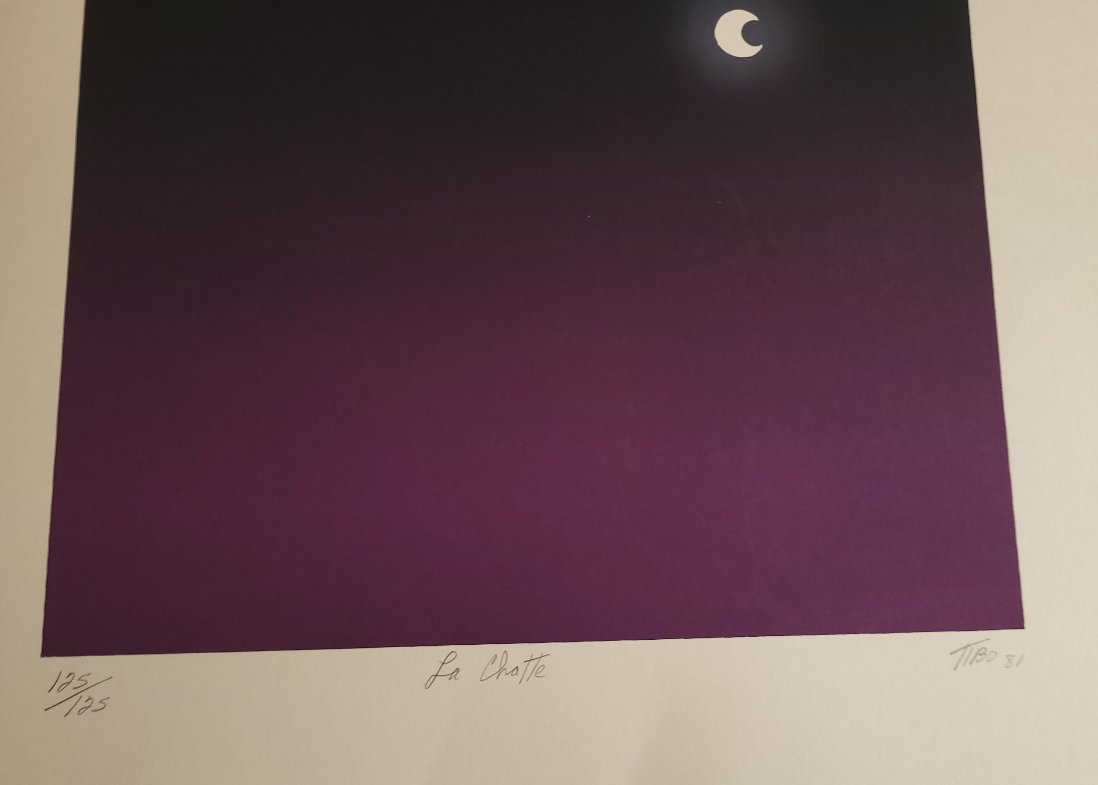 La Chatte, 1981 by Tibo - 23 X 29 Inches (Litho Numbered & Signed) 6/1 ...