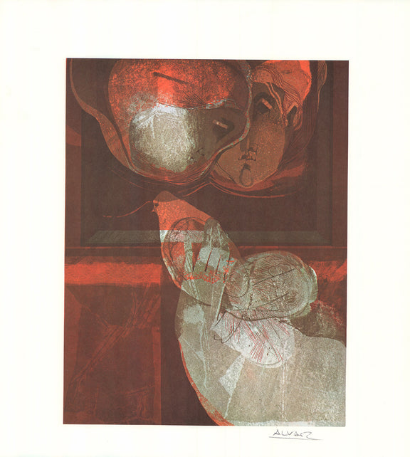 Apparition 1975 by Alvar Sunol - 20 X 22 Inches (Lithograph & Signed ...