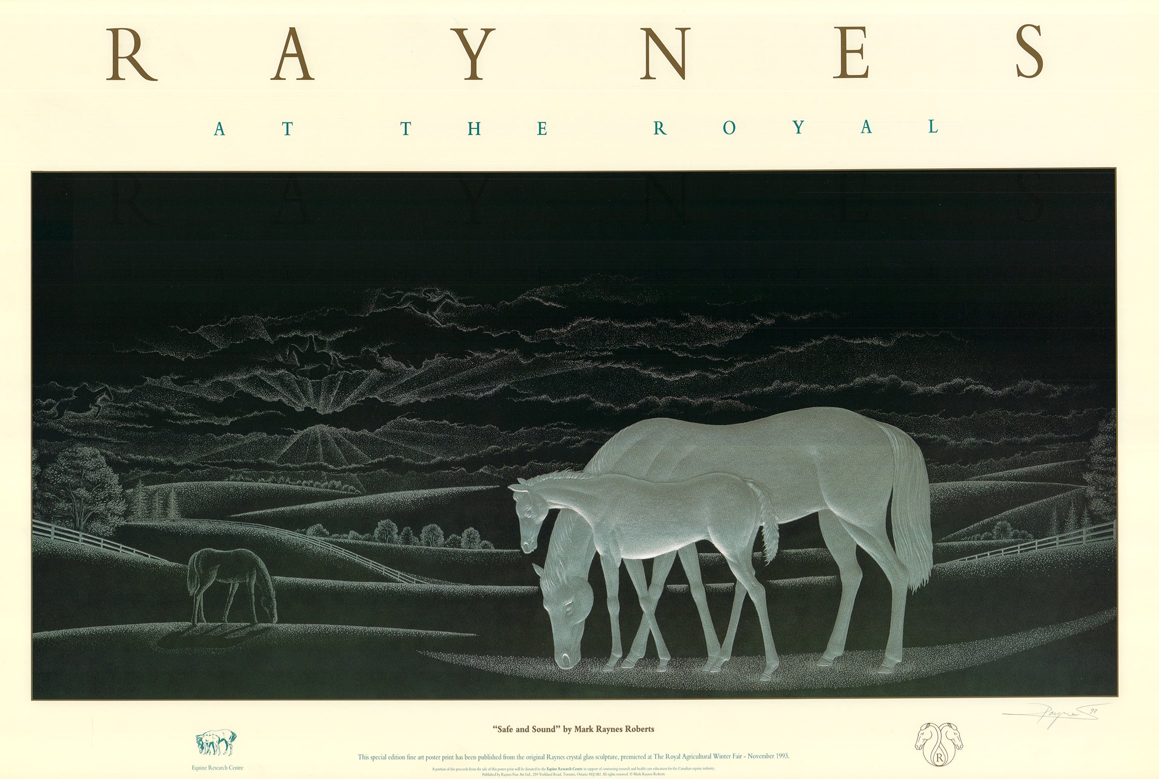 Safe and Sound, 1993 by Mark Raynes Roberts - 22 X 33 Inches (Litho, S ...