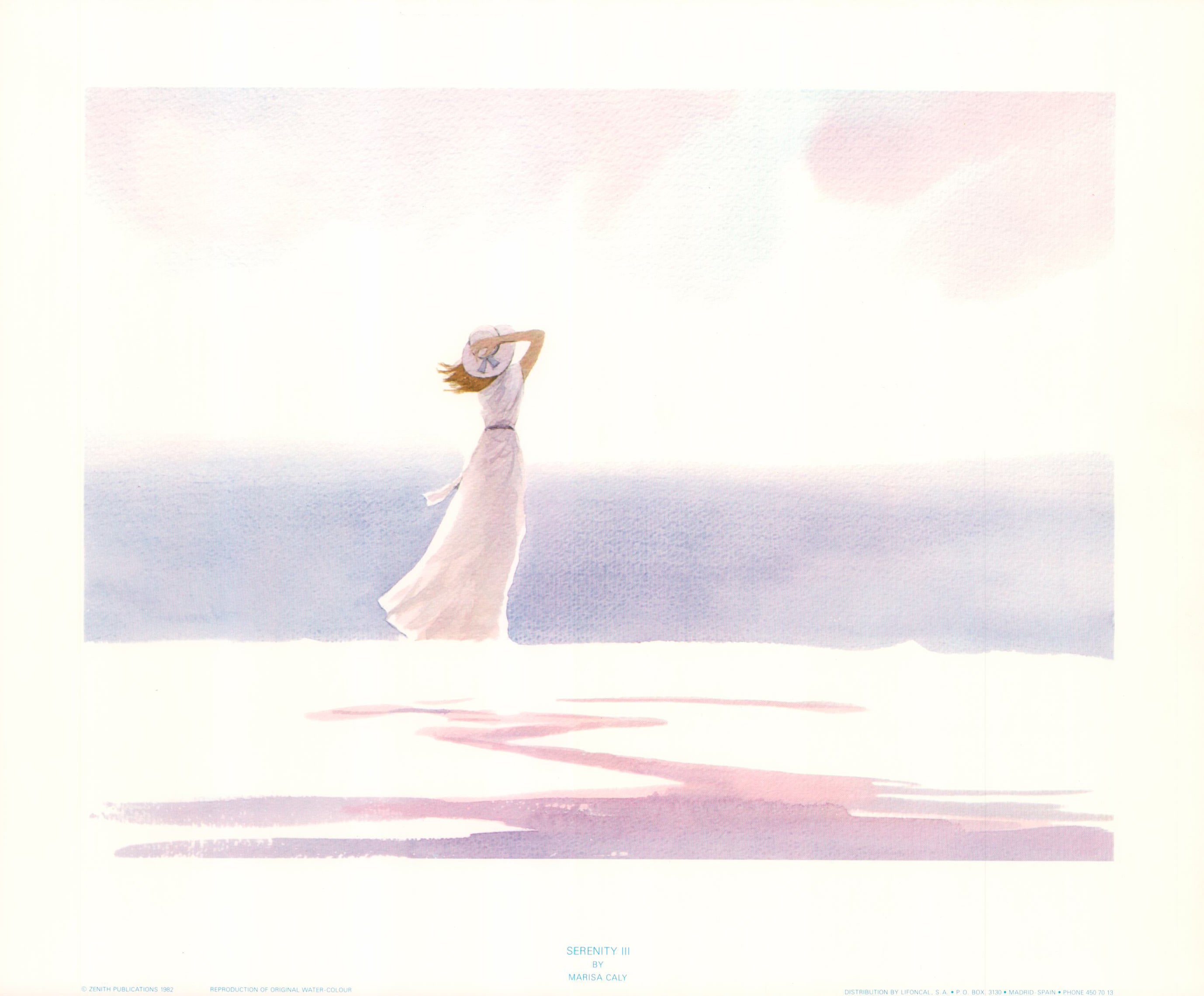 Serenity III by Marisa Caly - 16 X 19 Inches (Offset Lithograph Fine A ...