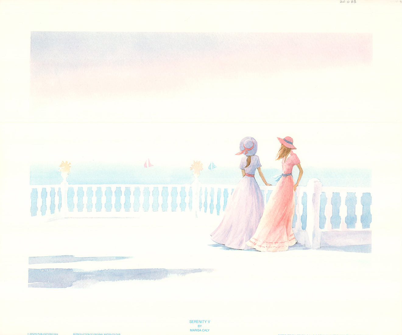 Serenity V by Marisa Caly - 16 X 19 Inches (Offset Lithograph Fine Art ...