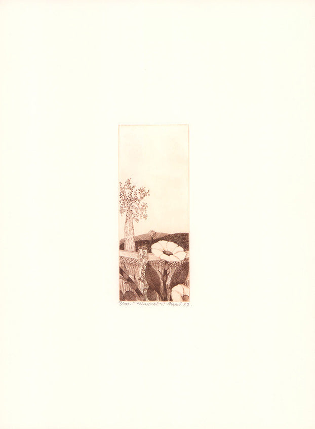Memoires, 1982 by Michelle Parrot - 9 X 12 Inches (Etching Titled, Emb ...