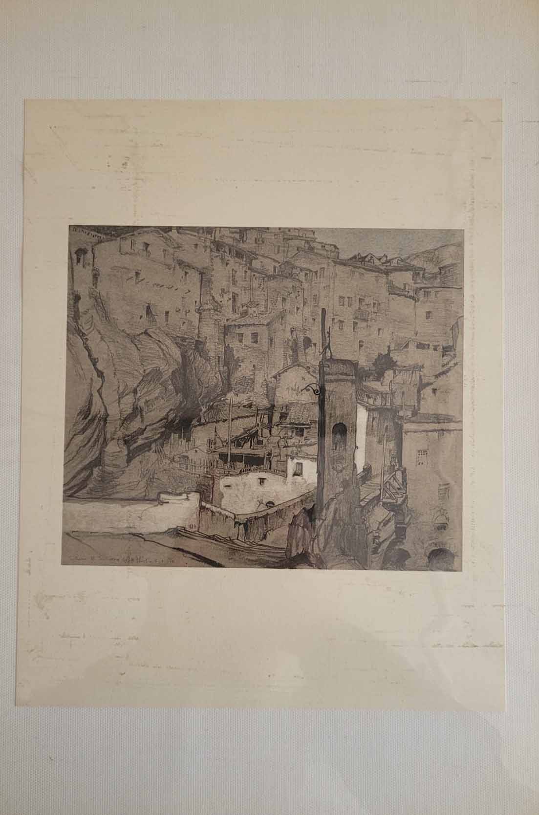 Subiaco by William Russell Flint - 9 X 12 Inches (Lithography ...