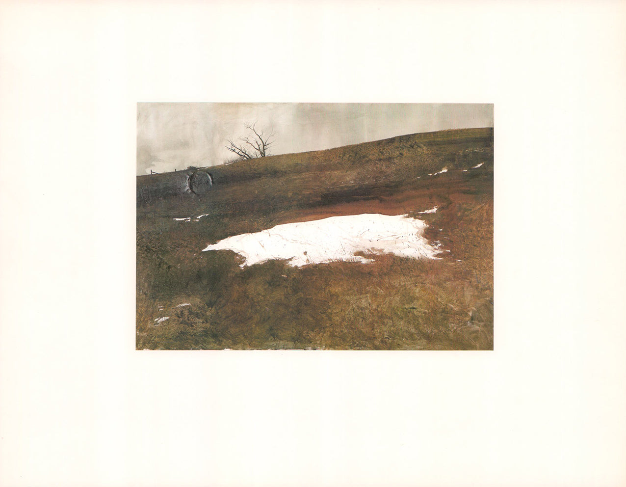 Landscape by Andrew Wyeth - 14 X 18 Inches (Art Print with Matte ...