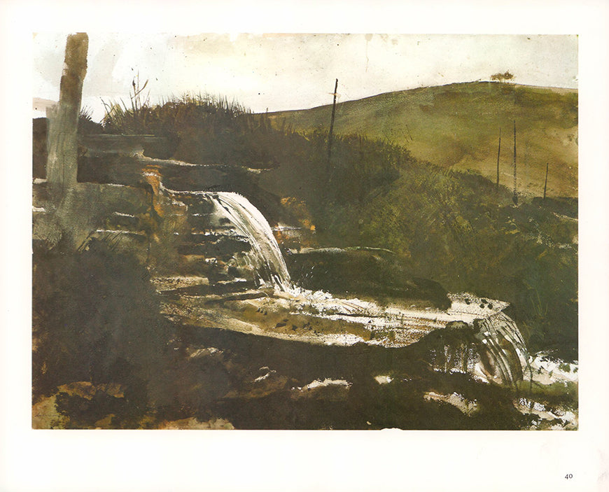 Landscape, 1967 by Andrew Wyeth - 10 X 12 Inches (Art Print ...