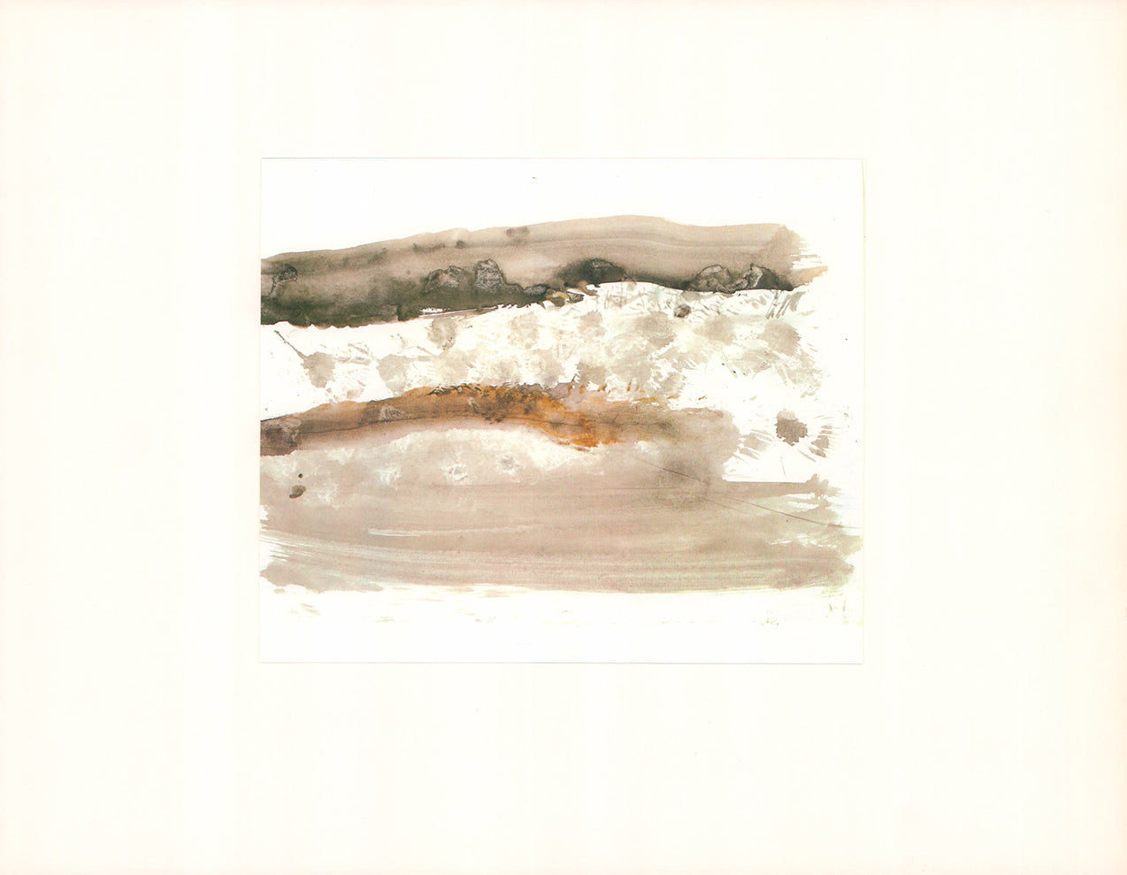 Landscape by Andrew Wyeth - 14 X 18 Inches (Art Print with Matte ...