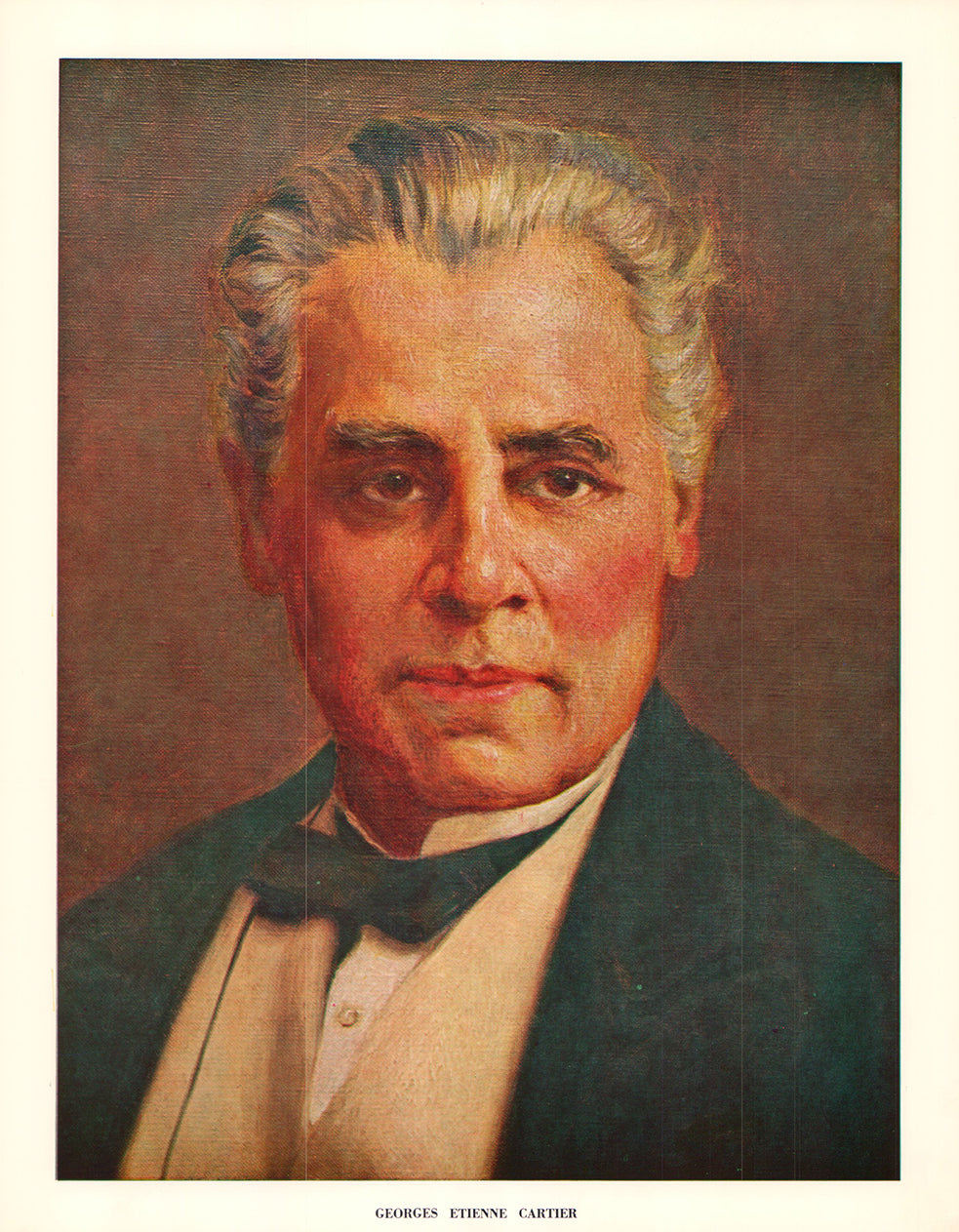 Sir Georges Etienne Cartier - 14 X 18 Inches (Offset Lithograph Fine A ...