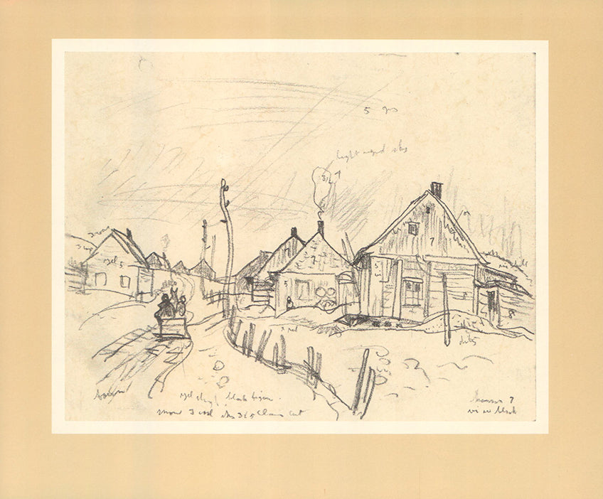 Village, Qc, 1929 by Alexander Young Jackson - 10 X 12 Inches (Offset ...