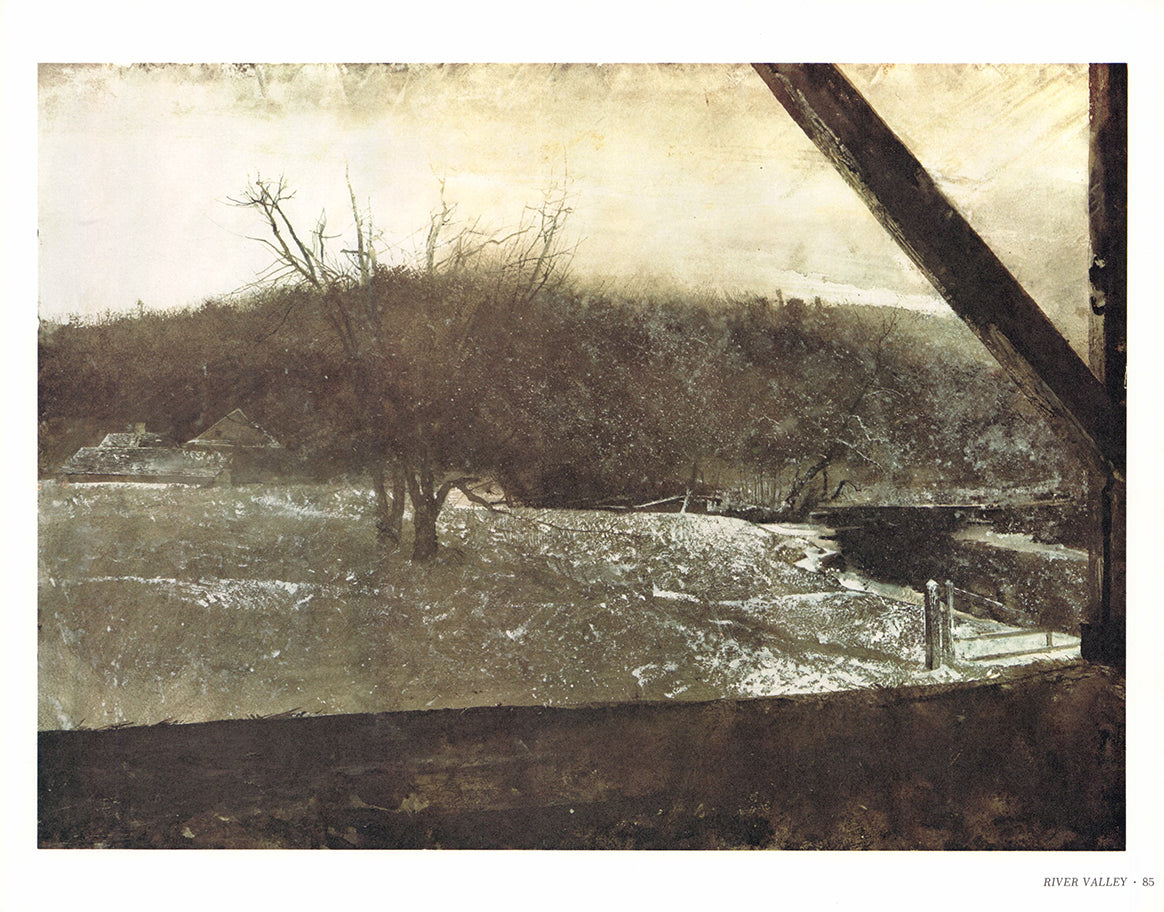 River Valley by Andrew Wyeth - 13 X 17 Inches (Art Print) – Artistica ...