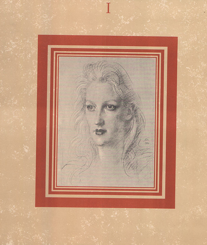 Drawing of Ida by Augustus Edwin John - 10 X 12 Inches (Offset Lithogr ...