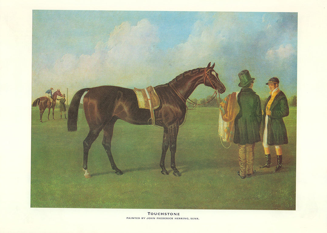 Touchstone by John Frederick Herring - 12 X 16 Inches (Hand Colored Ar ...