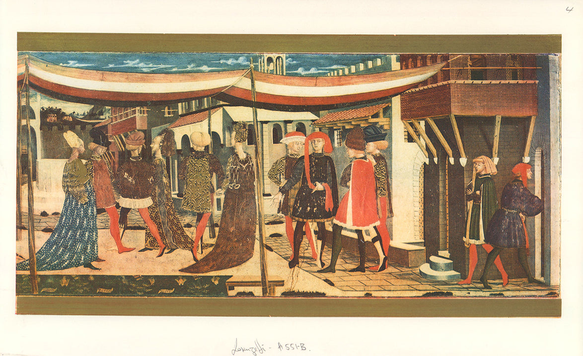 Frontal from the Adimari Cassone, 1450 by Giovanni Guidi - 9 X 17 Inch ...