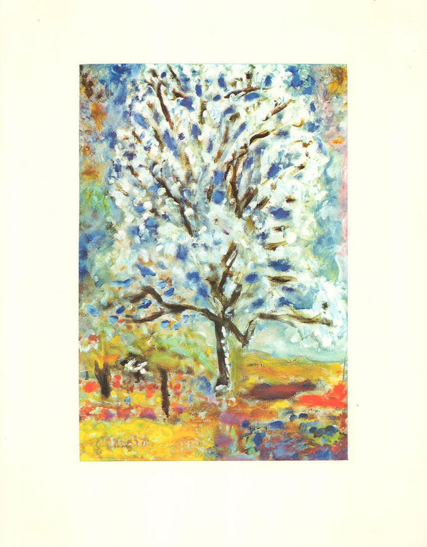 Almond Tree in Bloom by Bonnard - 12 X 16 Inches (Art Print with Matte ...