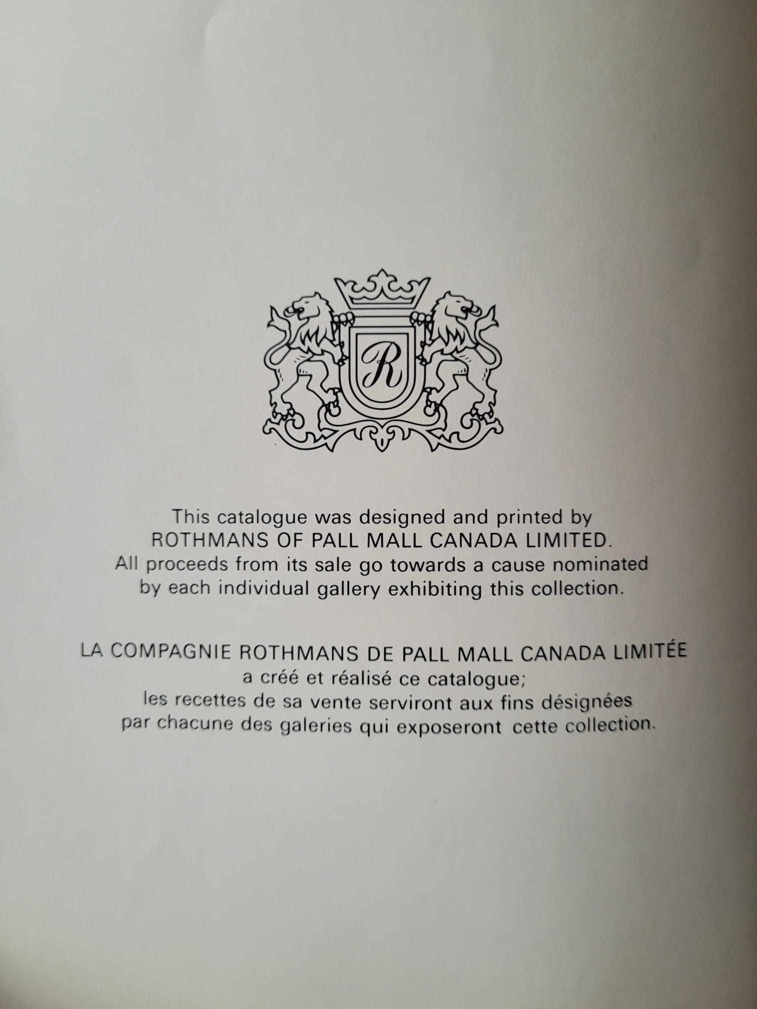 Appel's Appels Presented by Rothmans of Pall Mall, Canada (Vintage Tra ...