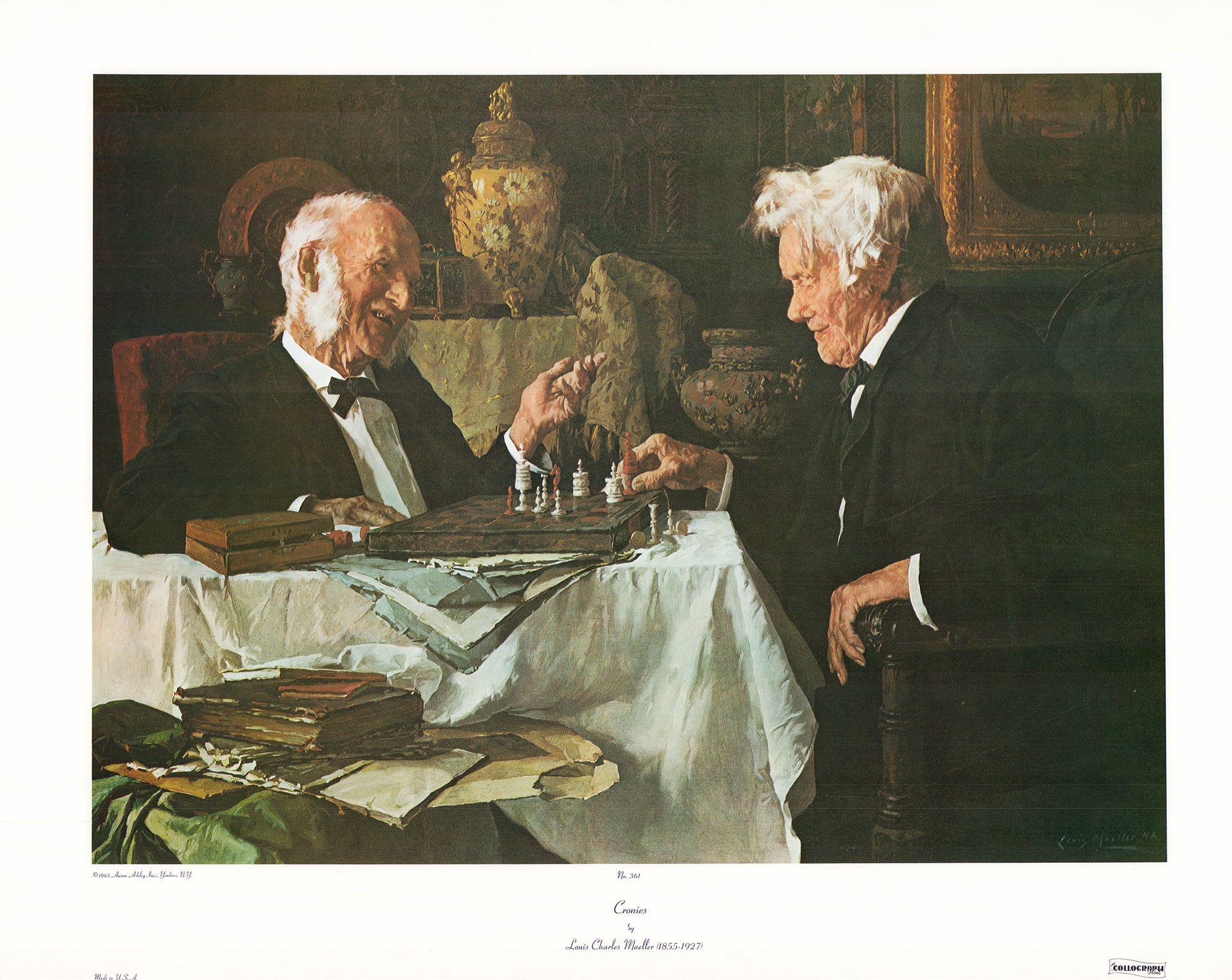 Cronies by Louis C. Moeller - 23 X 28 Inches (Art Print) – Artistica ...