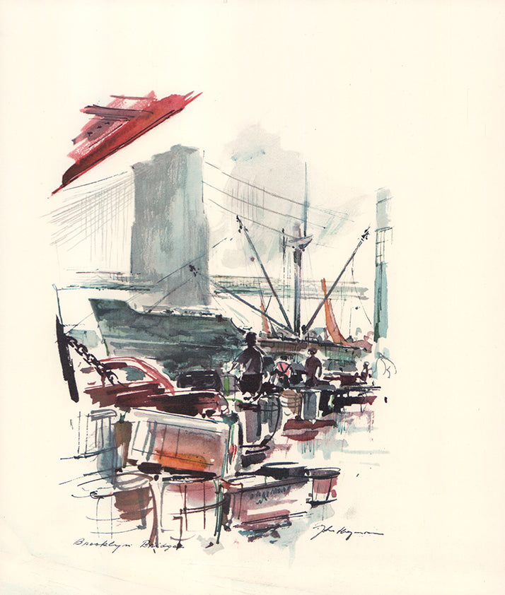 Sheet no 2 - New York City D by John Haymson - 10 X 12 Inches (Art Pri ...