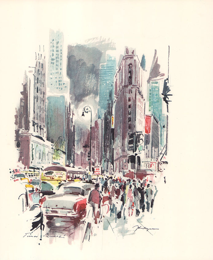 Sheet no 2 - New York City G by John Haymson - 10 X 12 Inches (Art Pri ...
