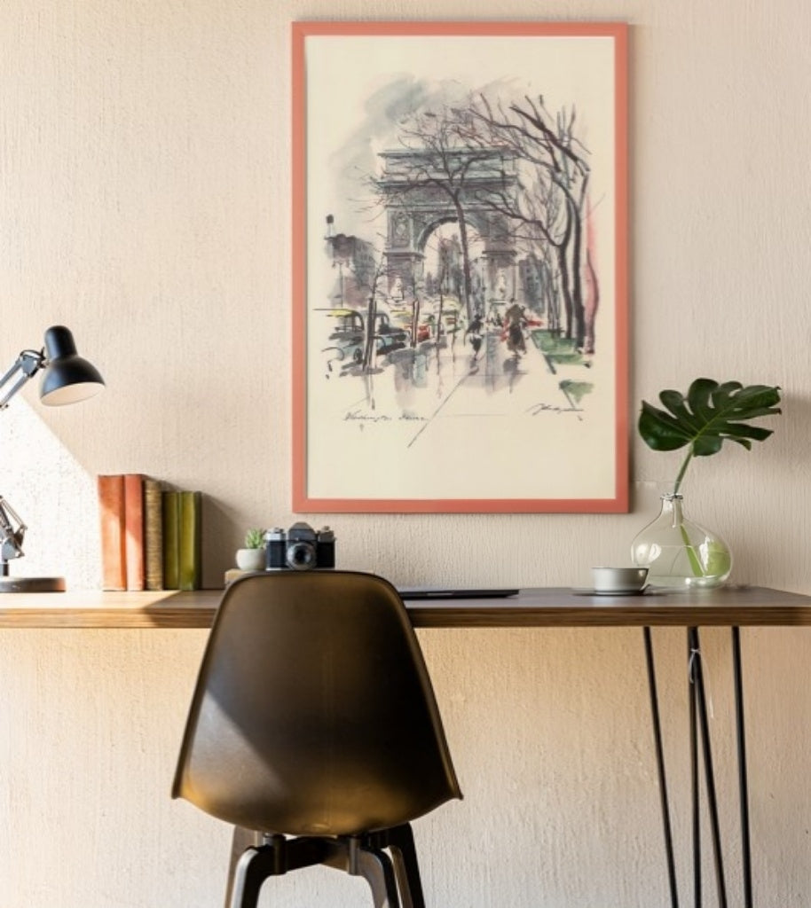 Washington Square, NYC by John Haymson - 10 X 12 Inches (Art Print ...