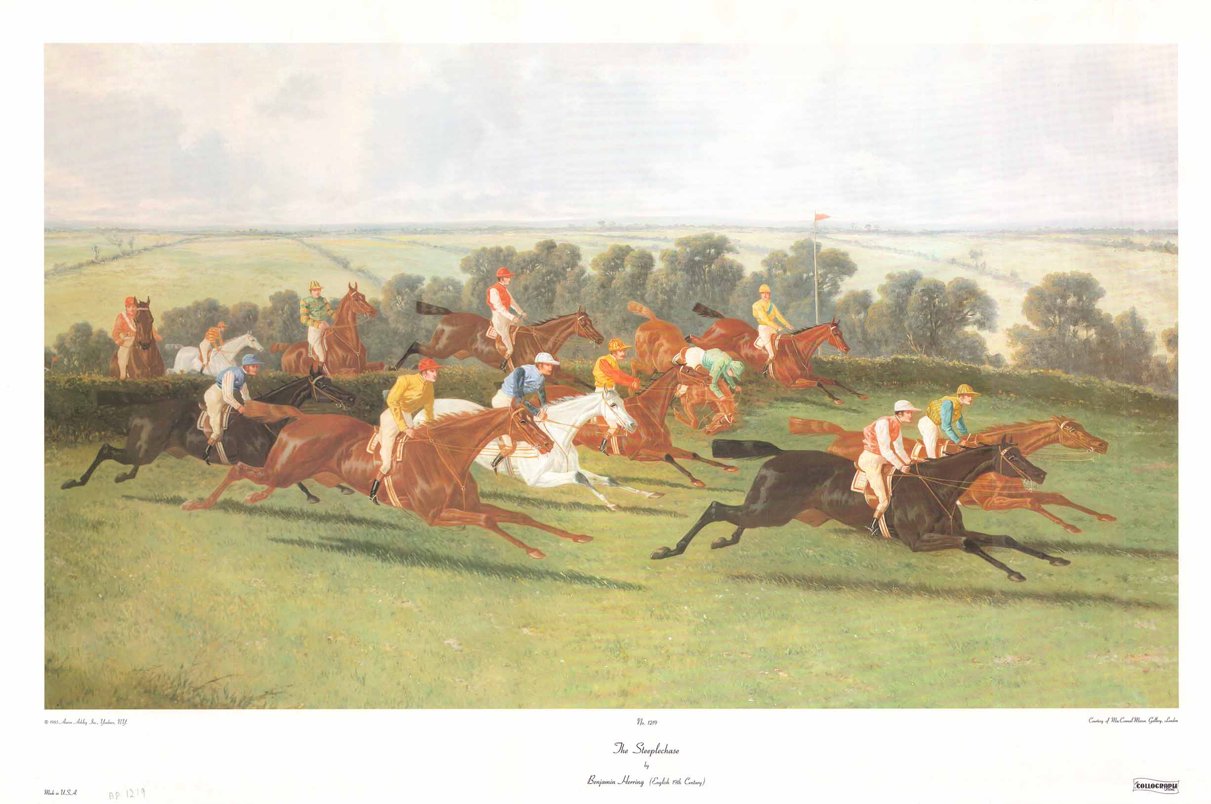 The Steeplechase by Benjamin Herring - 23 X 35 Inches (Art Print ...