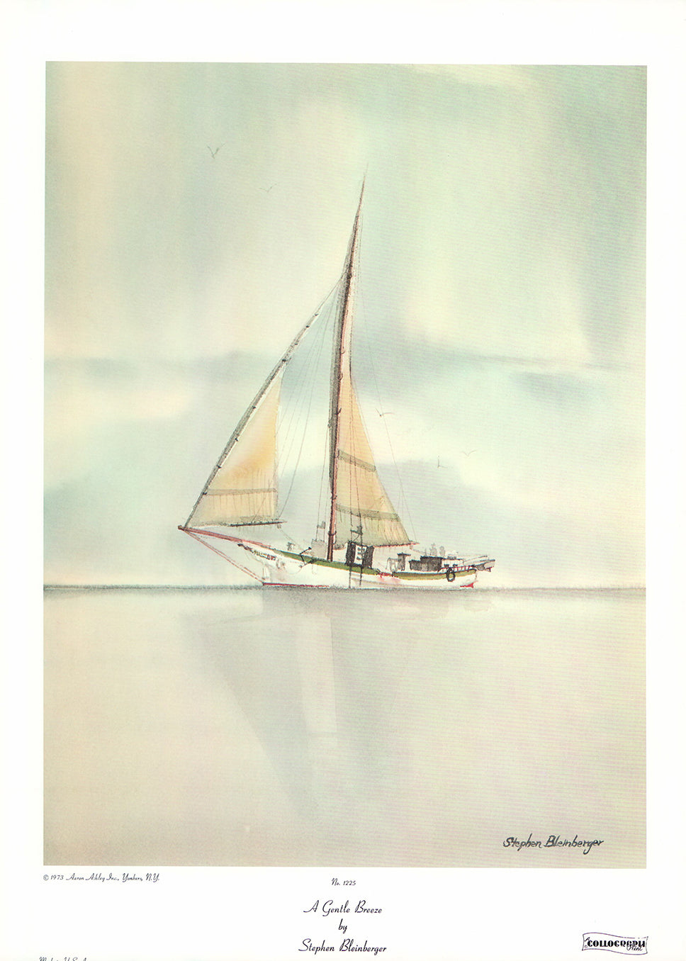 A Gentle Breeze by Stephen Bleinberger - 14 X 19 Inches (Art Print ...