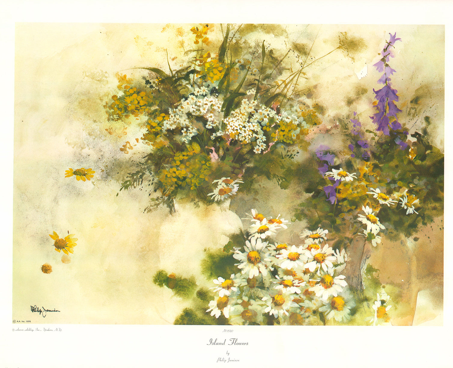 Island Flowers by Philip Jamison - 18 X 23 Inches (Art Print ...