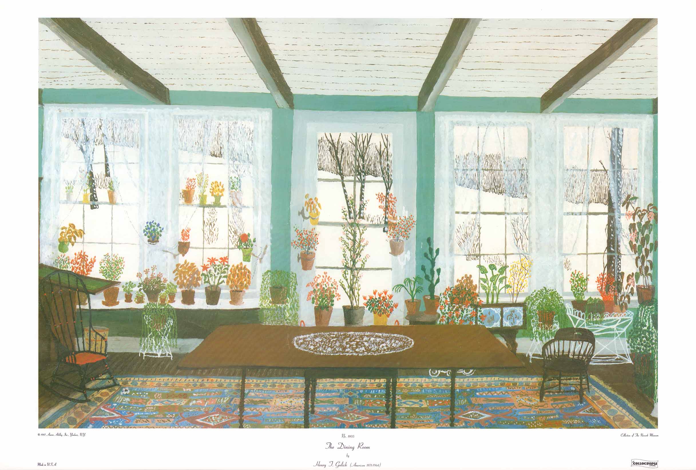 The Dining Room by Henry T. Gulick - 23 X 34 Inches (Art Print ...