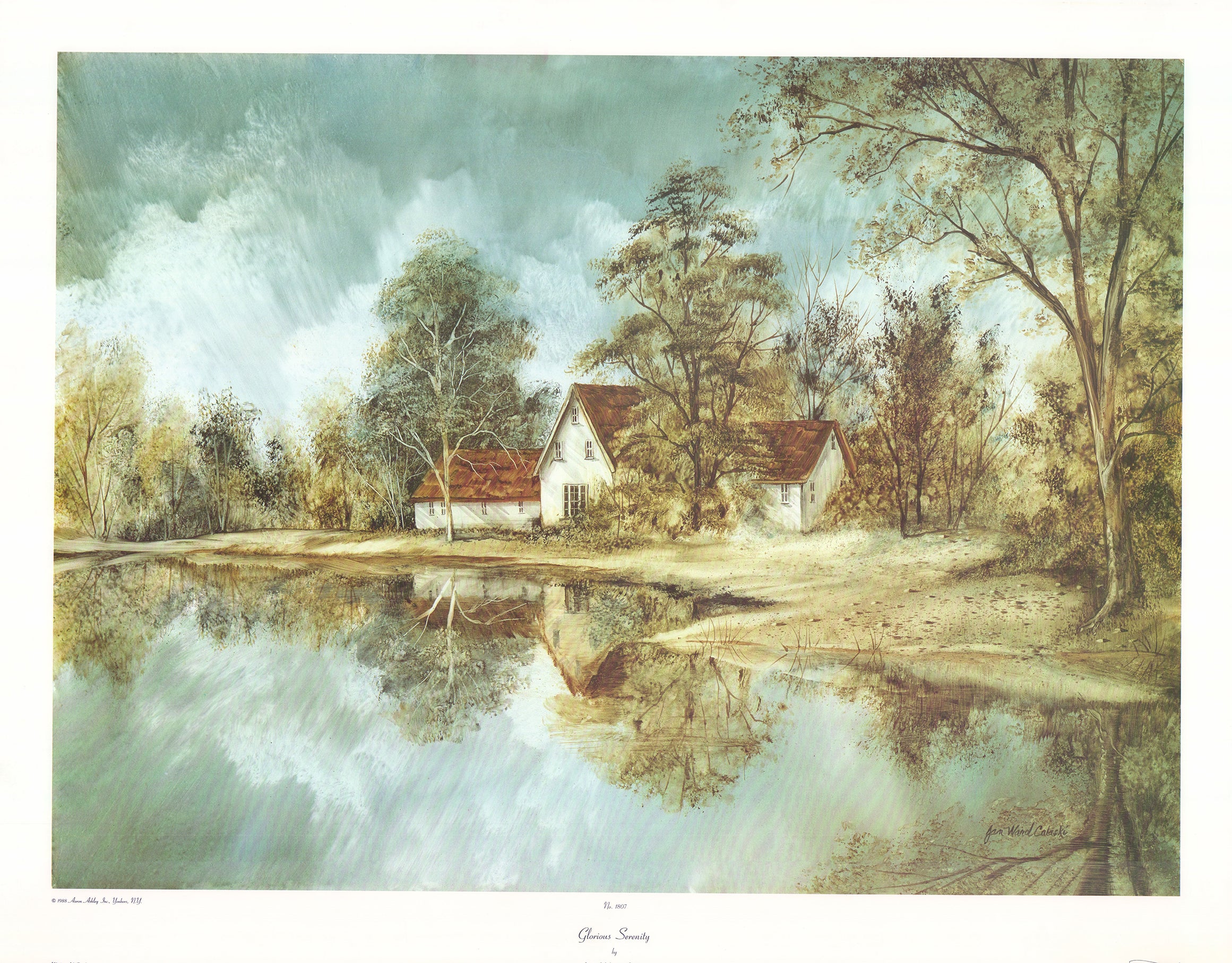 Glorious Serenity by Jan Ward Calaski - 26 X 33 Inches (Art Print ...