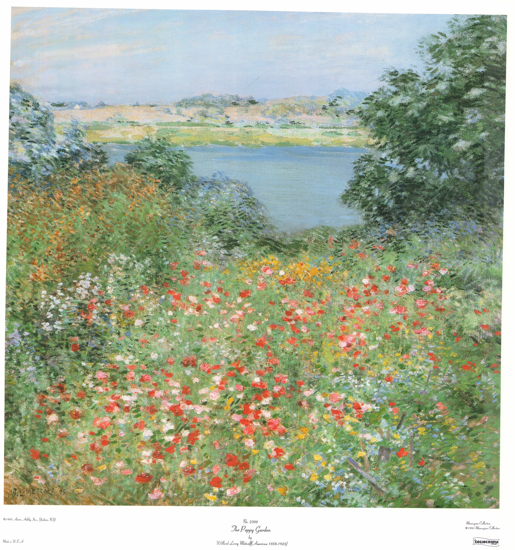 The Poppy Garden by Willard Leroy Metcalf - 26 X 28 Inches (Art Print ...