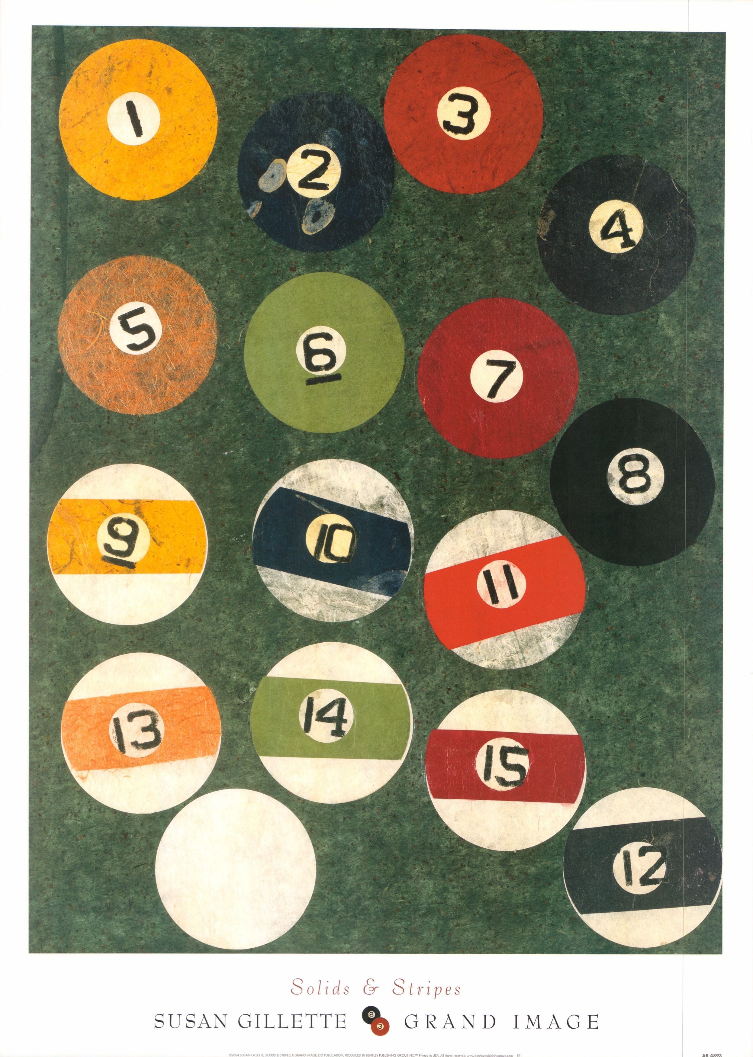 Solids & Stripes, 2004 by Susan Gillette - 20 X 28 Inches (Art Print ...