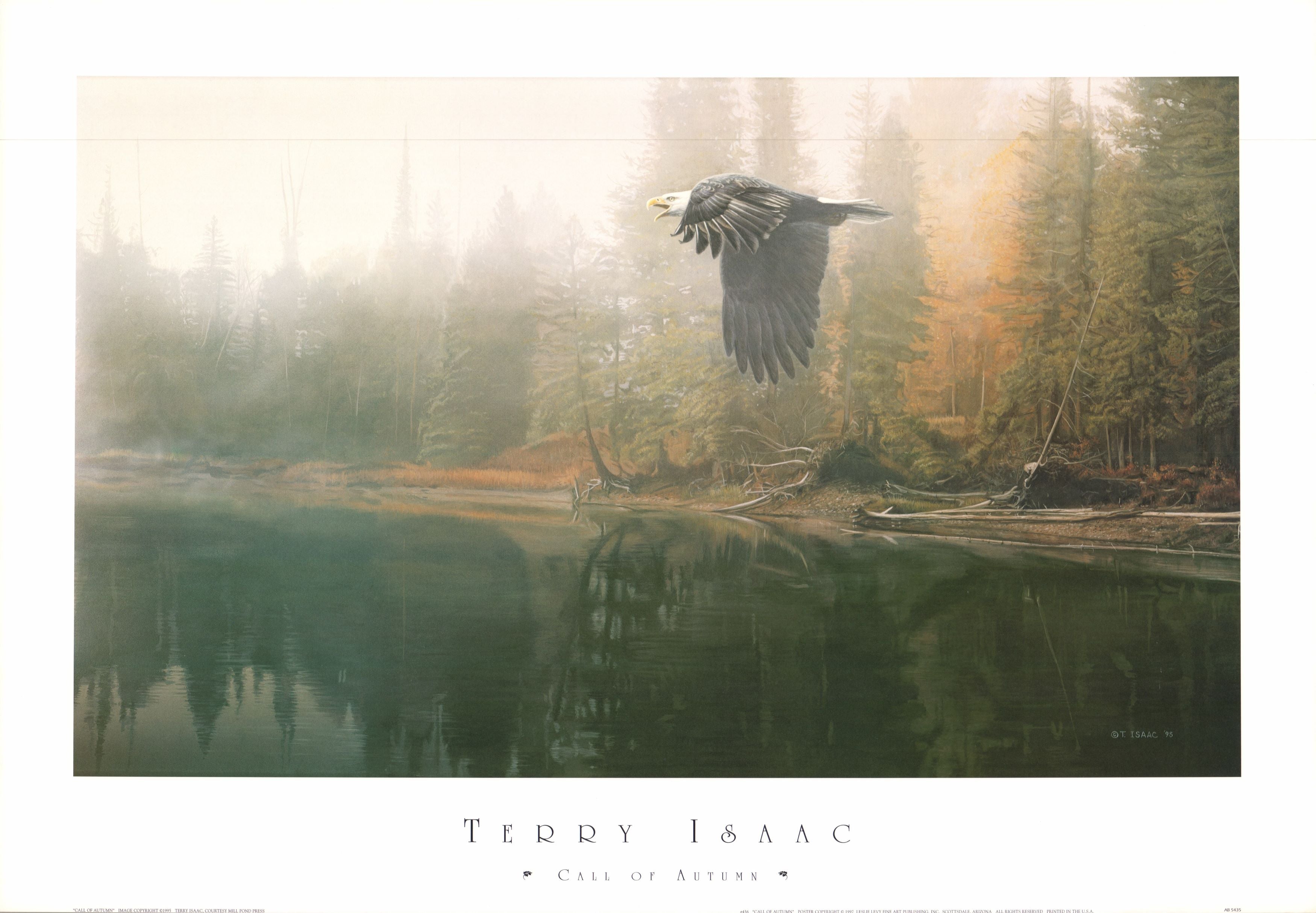 Call of Autumn, 1995 by Terry Isaac - 24 X 34 Inches (Art Print ...