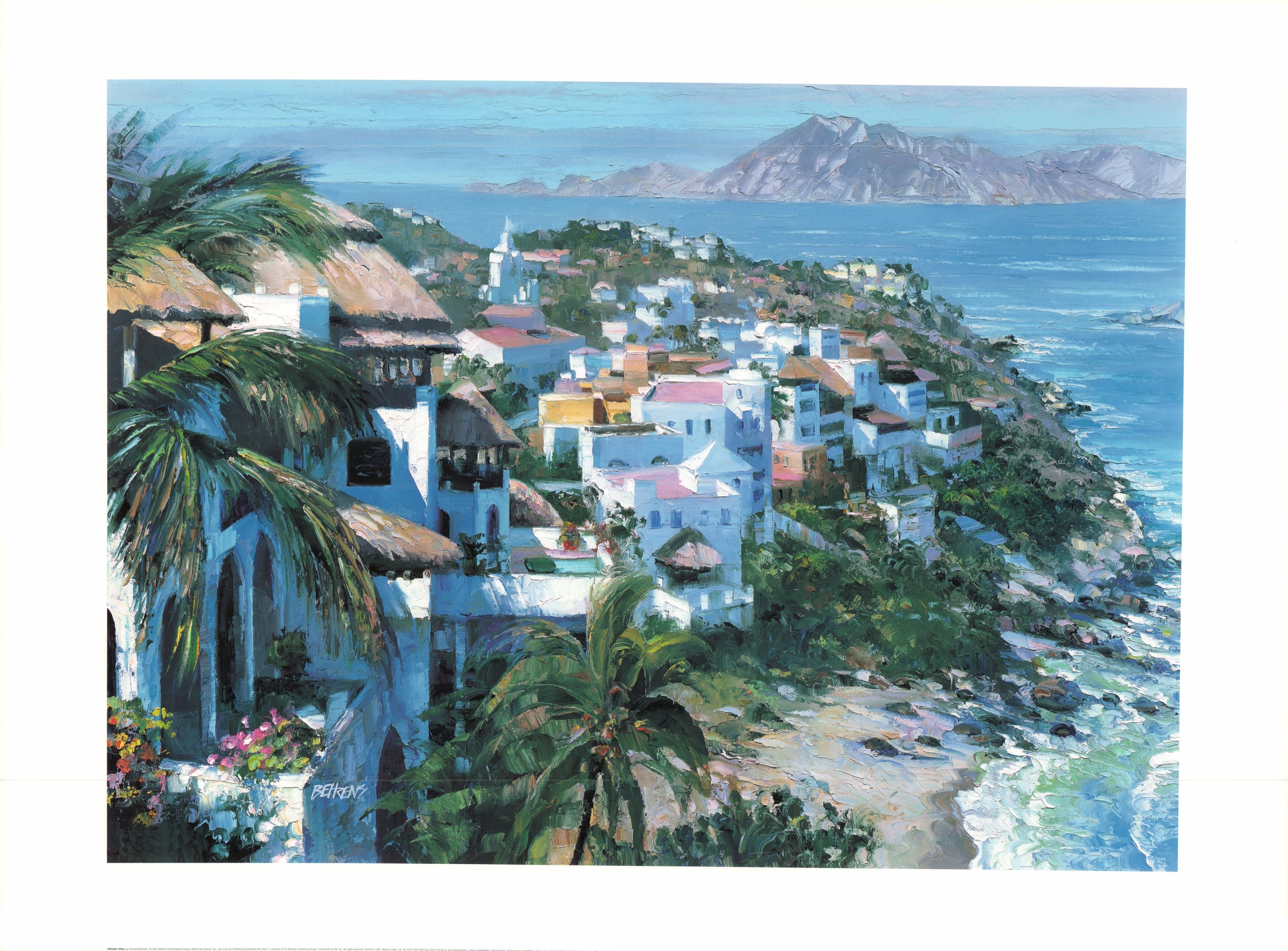 Hillside Villas by Howard Behrens - 27 X 36 Inches (Art Print ...