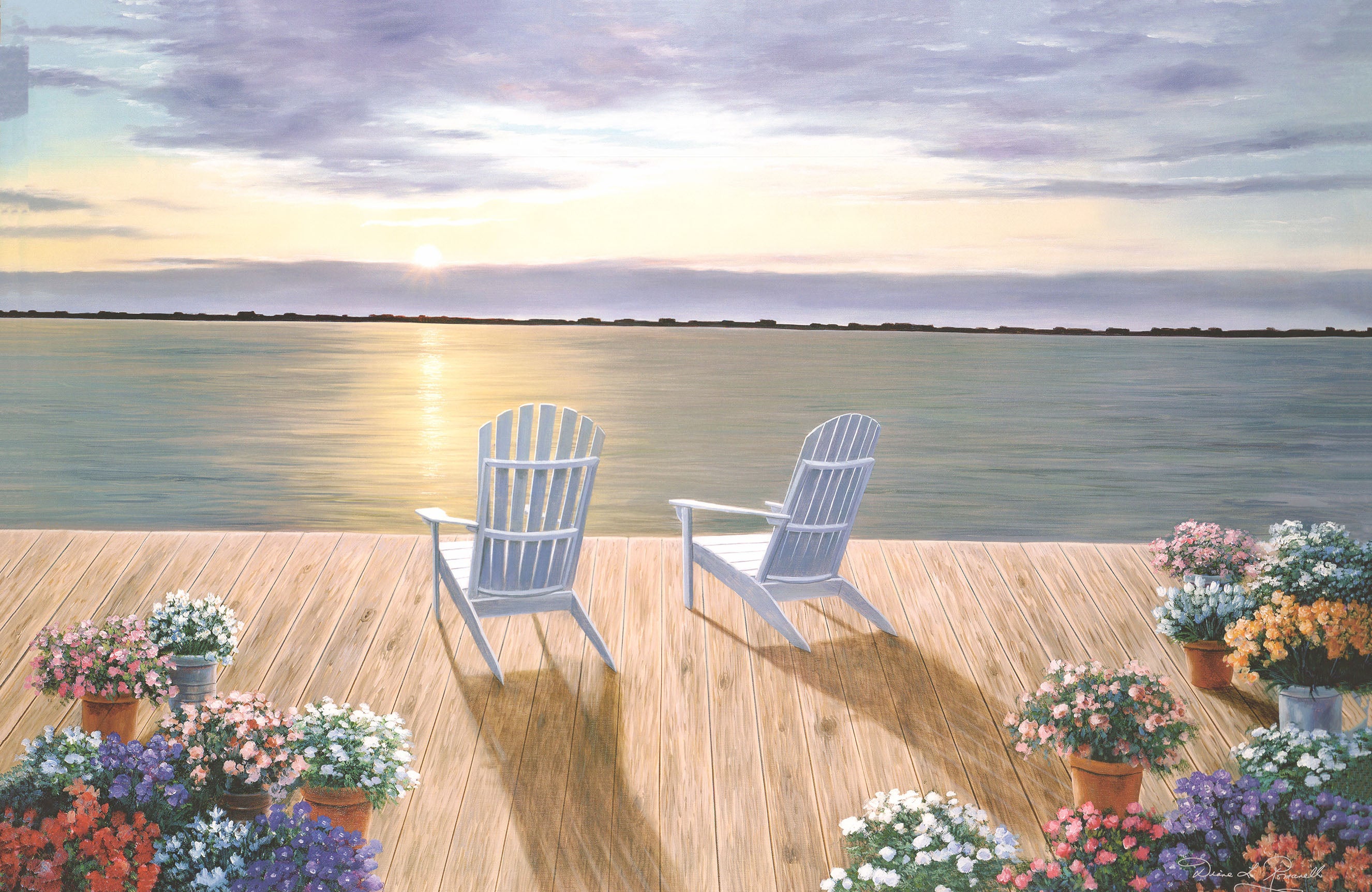 Among Friends I by Diane Romanello - 24 X 36 Inches (Art Print ...