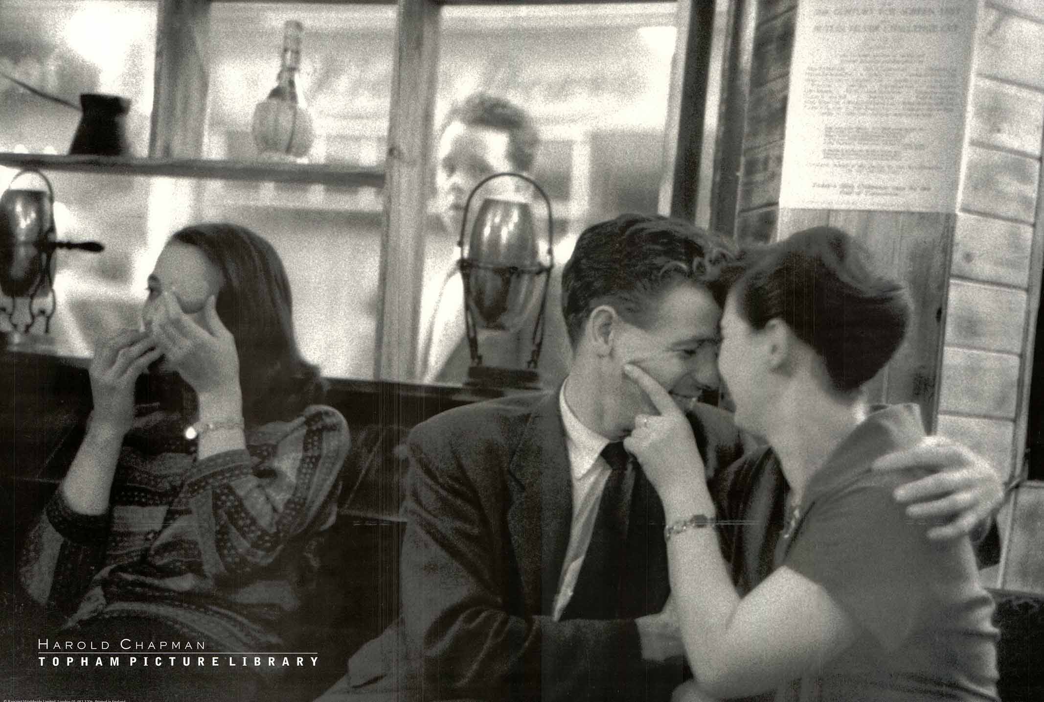 Sam Widge's Coffee Bar, Soho' by Harold Chapman - 24 X 30" (Art Print ...