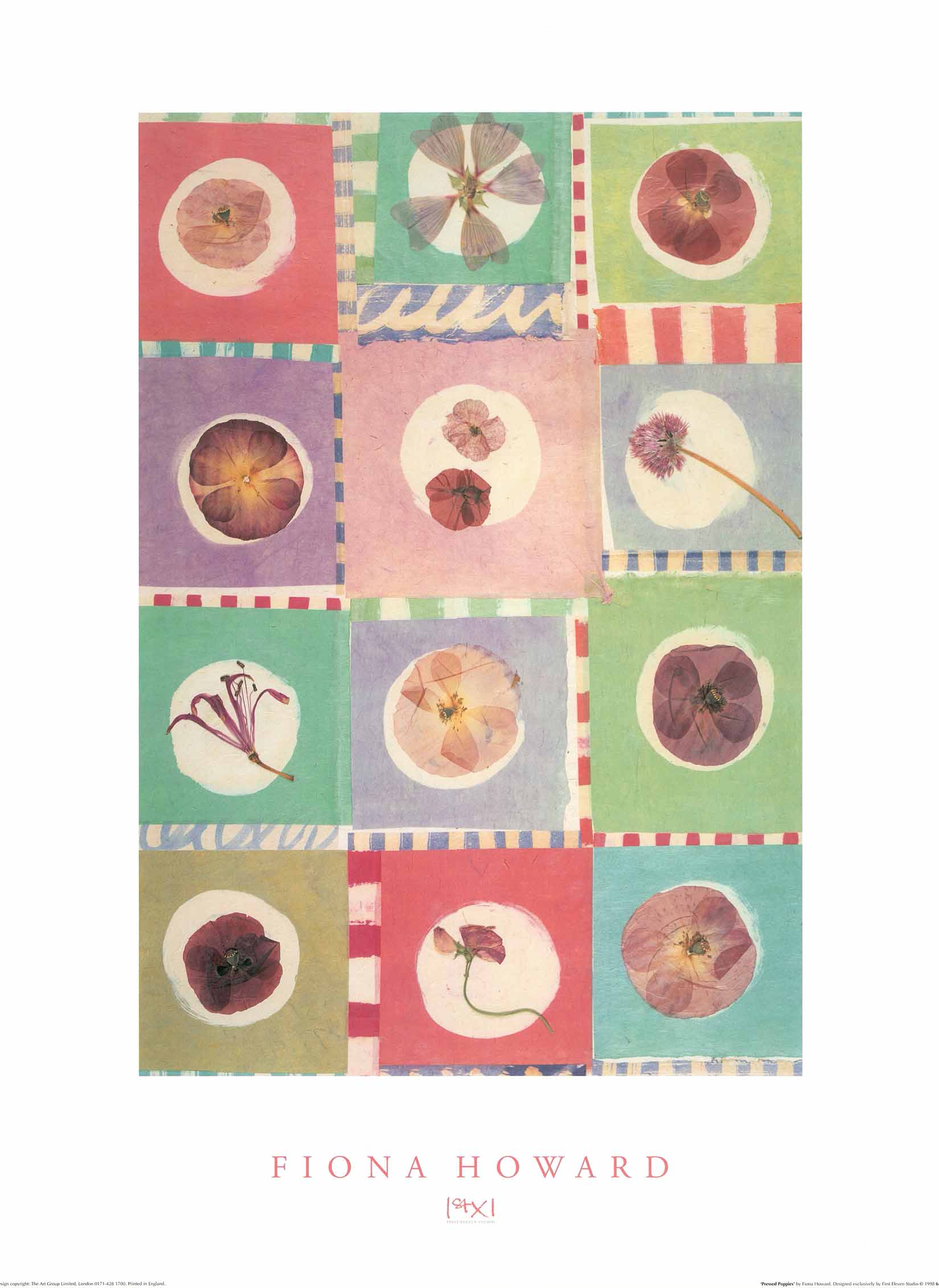 Pressed Poppies by Fiona Howard - 24 X 32 Inches (Art Print ...