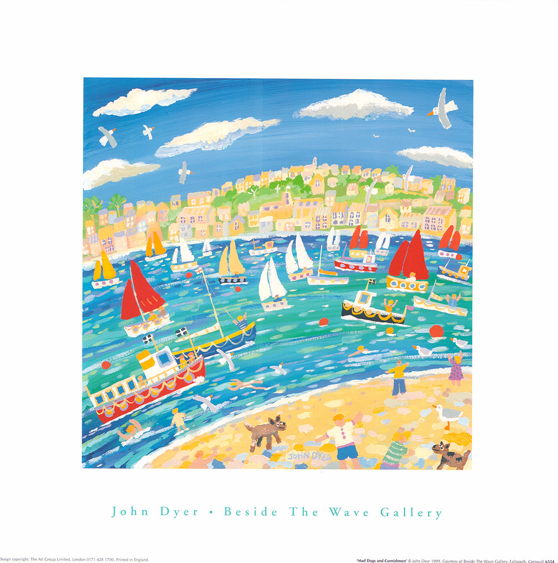 Mad Dogs and Cornishmen by John Dyer - 16 X 16 Inches (Art Print ...