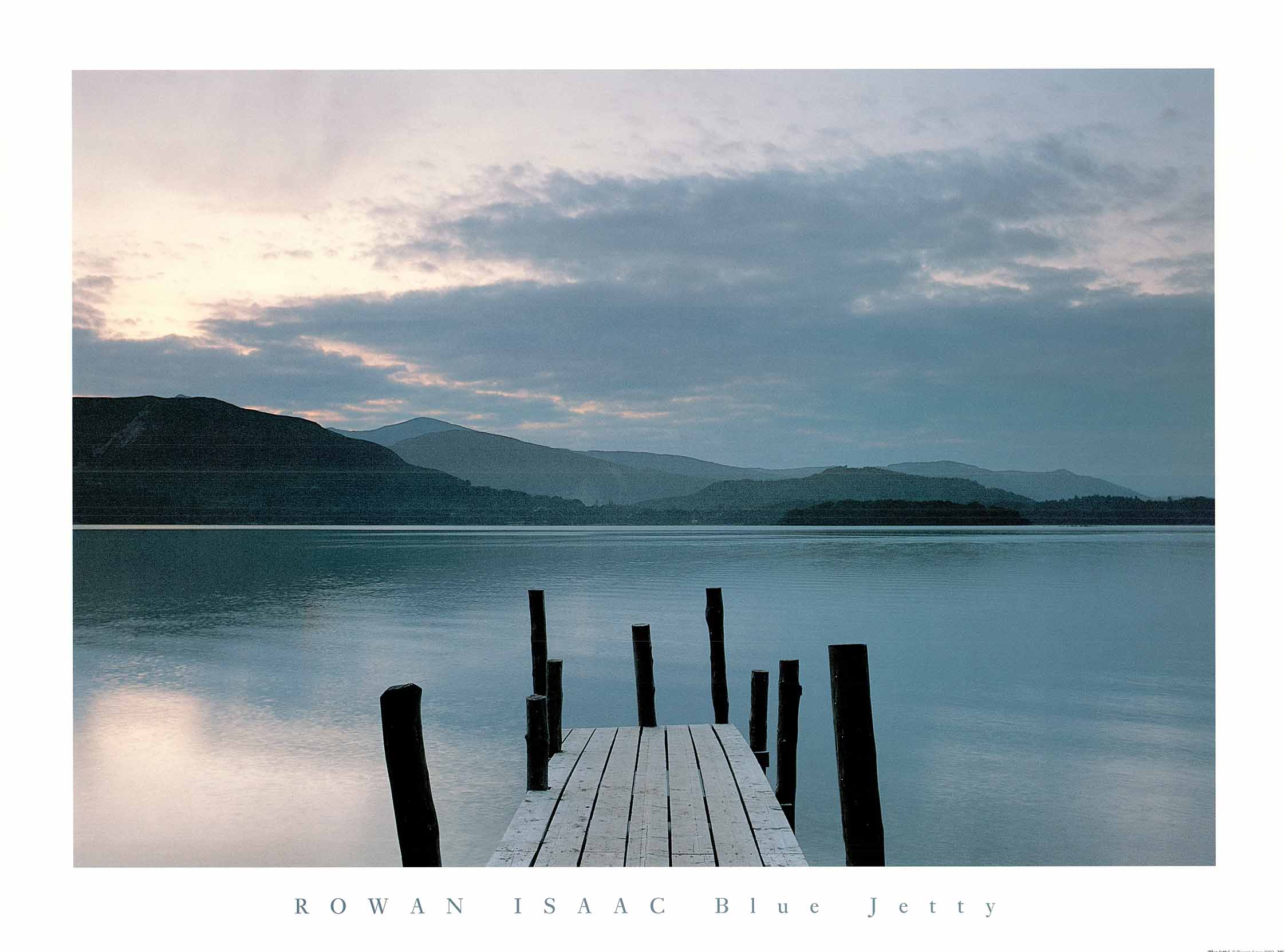 Blue Jetty by Rowan Isaac - 24 X 32 Inches (Art Print) – Artistica Fine Art