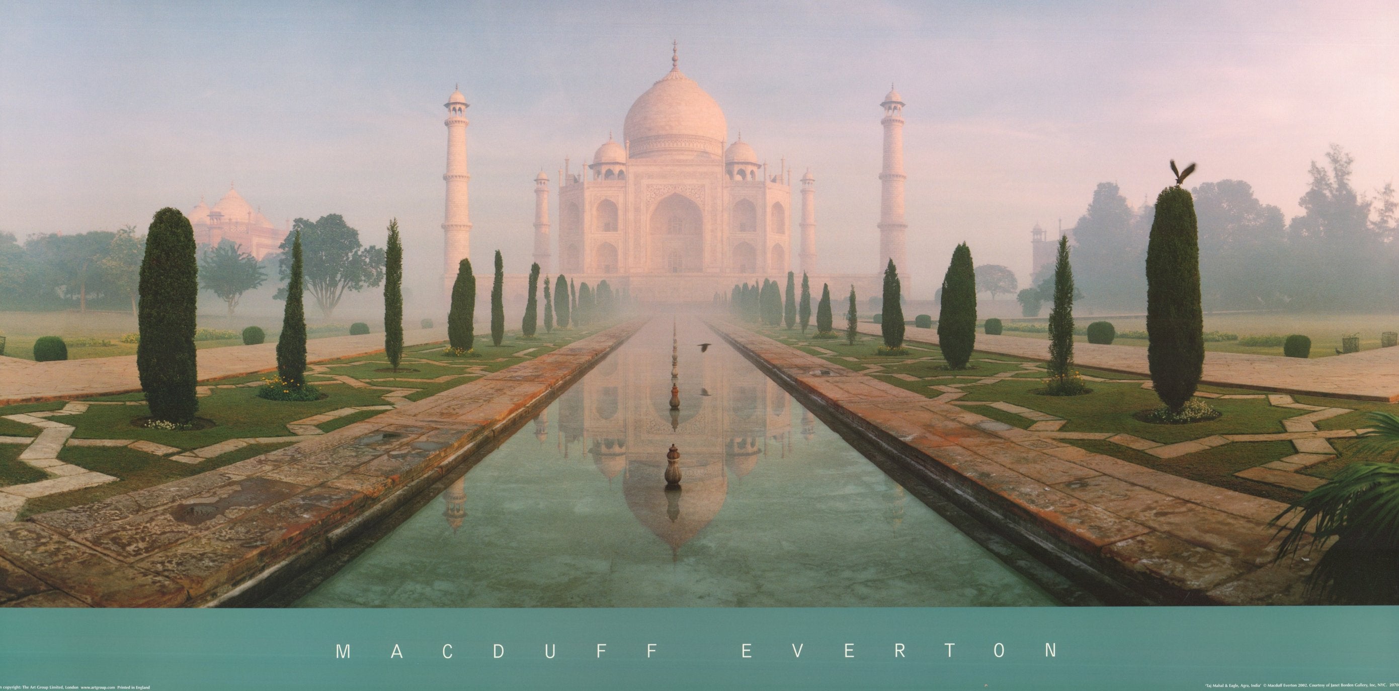Taj Mahal and Eagle, Agra, India by Macduff Everton - 20 X 40 Inches ...