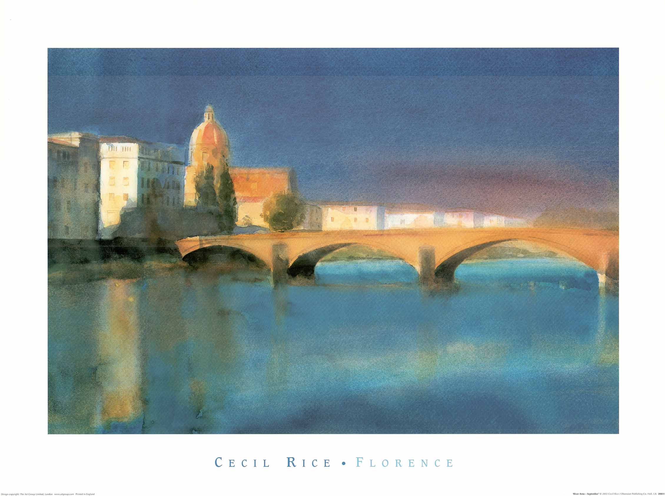 River Anno - September by Cecil Rice - 24 X 32 Inches (Art Print ...