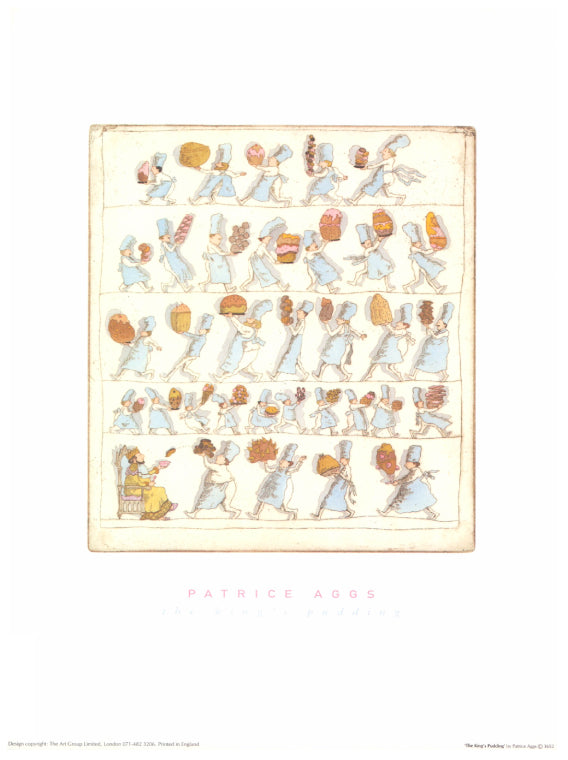 The King's Pudding' by Patrice Aggs - 12 X 16 inches (Art Print ...